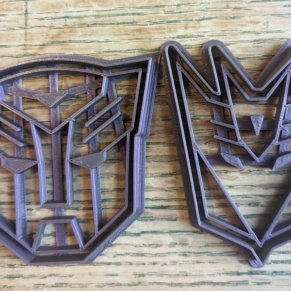 Transformers Cookie Cutters - Autobots and Decepticons | 3D Printed - Etsy