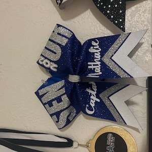 Senior Custom Cheer Bow Made With Your School Colors, Price Listed is ...