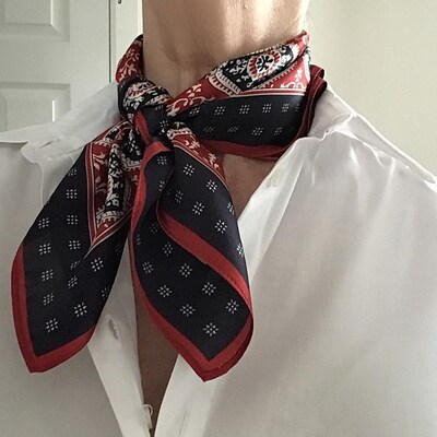 Lily Floral Small Silk Scarf Women, Silk Head Scarf, 100% Silk Bandana ...