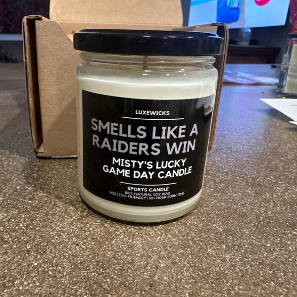 Smells Like A Bears Win Candle Unique Gift Football Candle NFL Fan Gift ...