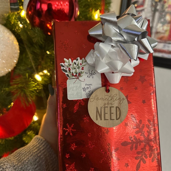 Something Gift Tags, Christmas Gift Tags, Intentional Gift Tag, Minimal ...
