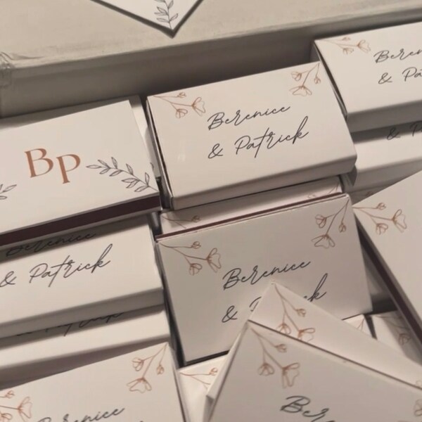 Custom Matches - Wedding Favors for Guests in Bulk - Bridal Shower ...