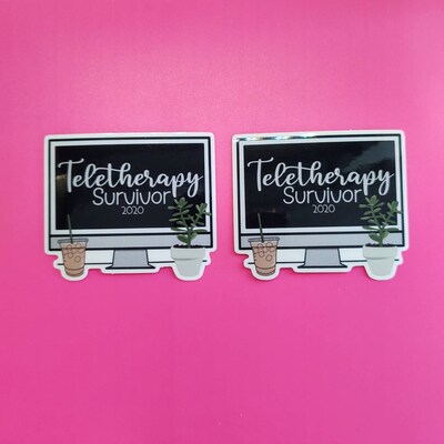 Speech Therapist Sticker, Teletherapy Sticker , Speech Therapist Merch ...
