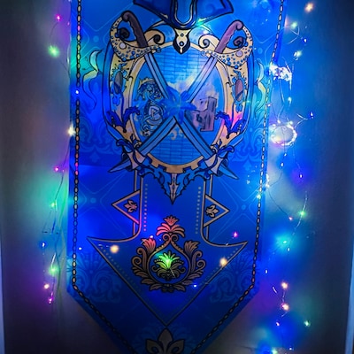 Camp Half Blood Cabins Pennant Flag Banner Cabin 3 Poseidon - Etsy