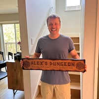Custom Dnd D20 Dungeon Sign - Personalized Dungeons and Dragons Tavern ...