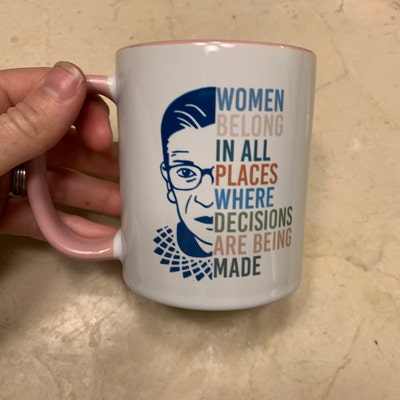 Ruth Bader Ginsburg Mug, RBG Mug, Gift for Her, Gift for Mom, Gift for ...