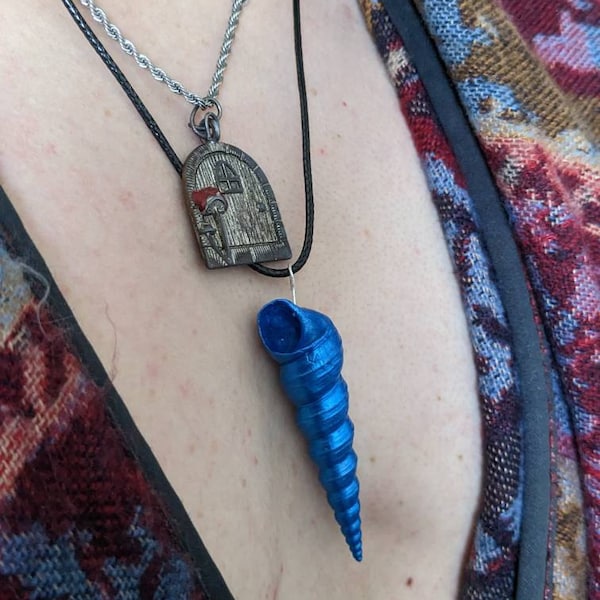 Genuine Shell Stardew Valley Mermaid Pendant-inspired Blue Seaside ...