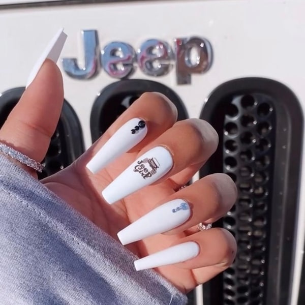 Off Road Vehicle Girl Nail Art Decals - Etsy