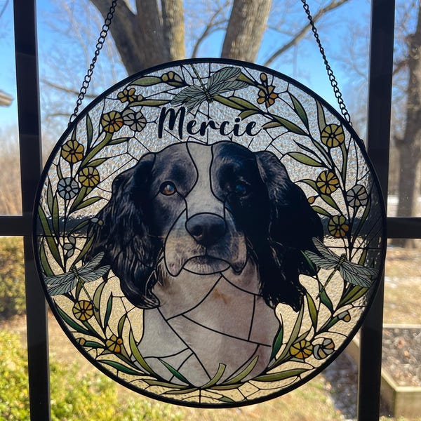 Howling Wolf GLASS Suncatcher Hanging,wolf on Cliff Window Hanging ...