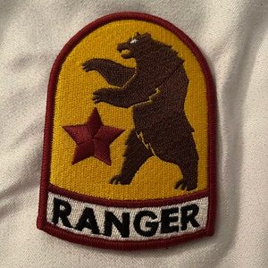 Fallout New Vegas Inspired Ranger Bear NCR Cosplay Gamer Patch Hook and ...