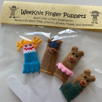 Nativity Finger Puppet Set includes Baby Jesus Mary Jospeh - Etsy