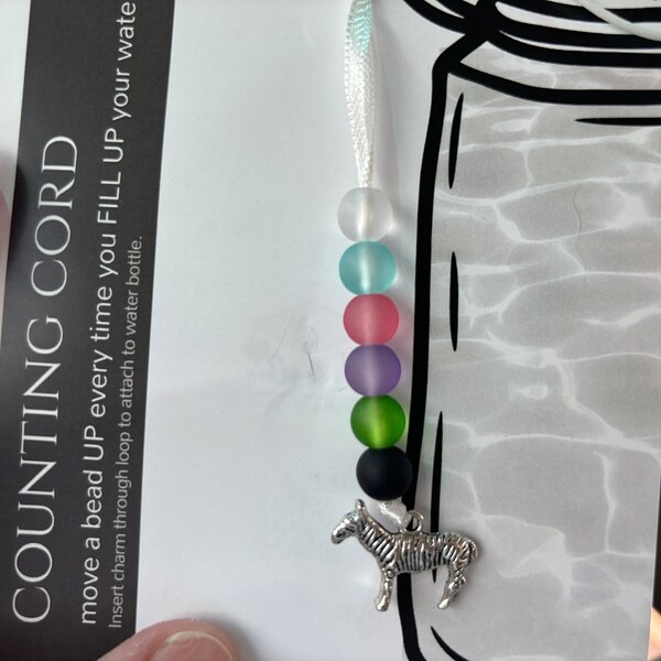 Refill Counting Cord Water Tracker Faith, Hope, Love Attach to Finger ...