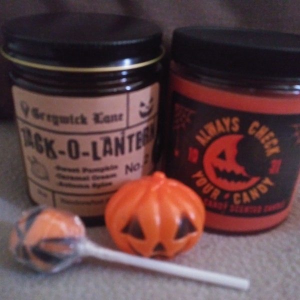 Trick ‘r Treat Sam Halloween Candy Scented Soy Candle - Etsy
