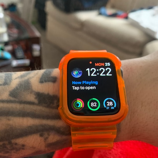 Neon Orange Iphone, Airpods & Apple Watch Case. - Etsy