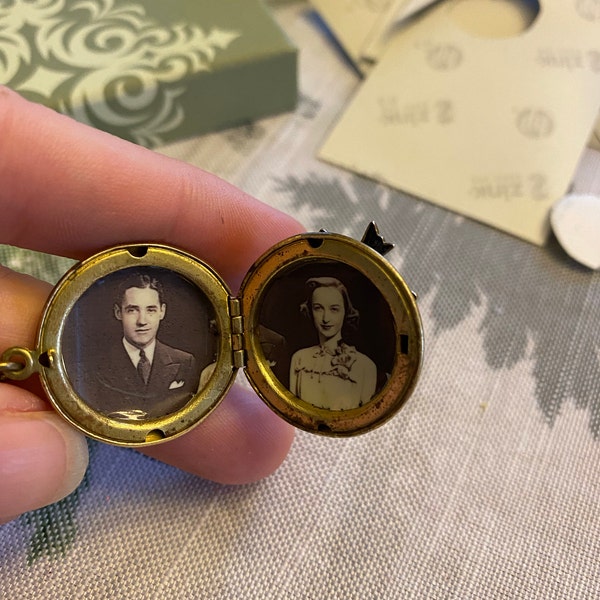 Vintage Bird Locket, Hidden Locket, Nature Necklace, Unisex Jewelry ...