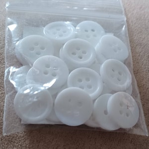 100 or 200 Red, White and Blue Assorted Buttons Patriotic Buttons, July ...