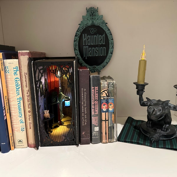 The Shining Book Nook Shelf Insert Bookshelf Decor Gift Movie Diorama ...