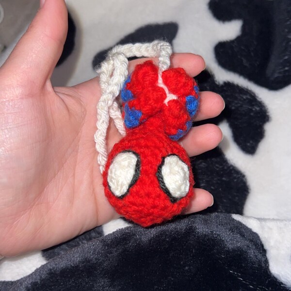 Crochet Spiderman Car Hanger Digital Pattern - Etsy