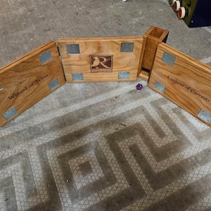 Tengwar Elven Script Dice Box Personalized Wooden Dice Vault RPG ...