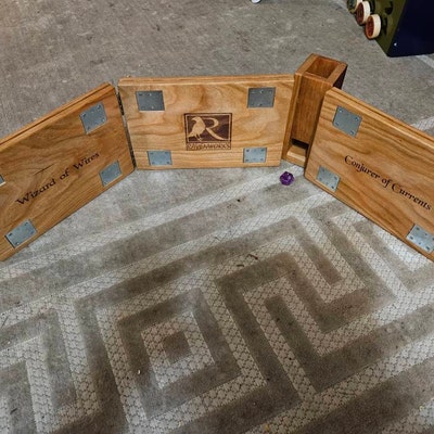 Tengwar Elven Script Dice Box Personalized Wooden Dice Vault RPG ...