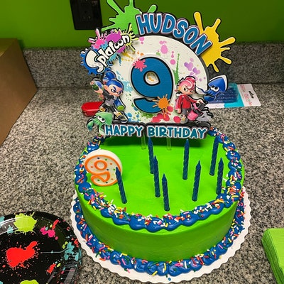 Splatoon Cake Topper - Etsy