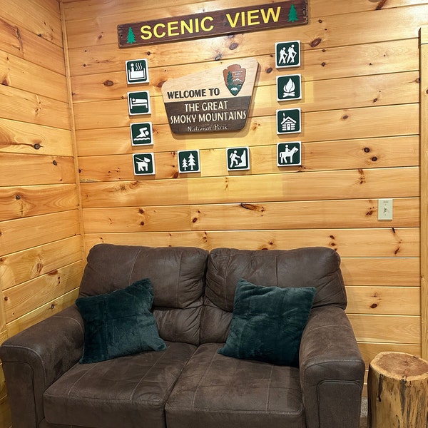 National Parks & Recreation Sign, 100+ Image Choices, Cabin Decor ...