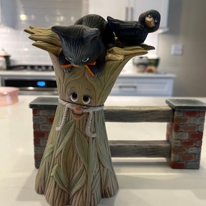 Halloween Ceramic Candy Corn Noggin Halloween Decoration - Etsy