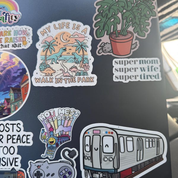 Chicago Train Vinyl Sticker | Cute Chicago Sticker | the L Train ...
