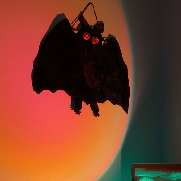 Mothman Pin Display Board, Mothman Plush Pin Banner, Pin Board, Enamel ...