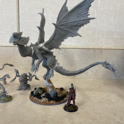 Arctic Boar and Mount Epic Miniatures Boar Mount Dwarven Dwarf Ice Snow ...