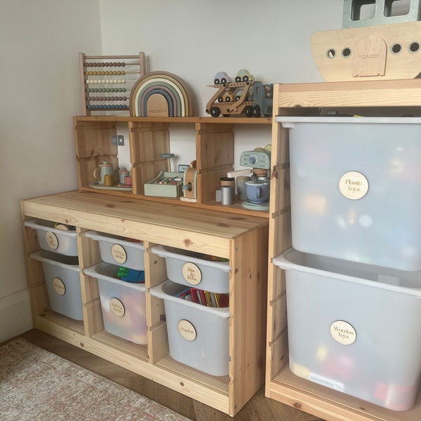 Ikea Trofast Storage Labels/wooden Label Discs/nursery Storage/ Kids ...