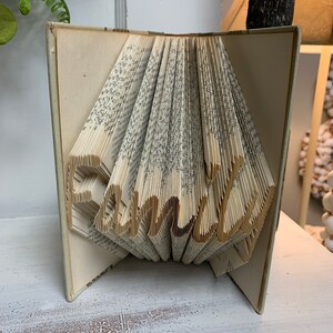 Book Folding Alphabet Individual Letters to Create Words & - Etsy