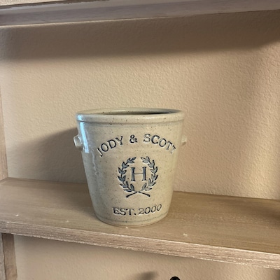 Personalized Stoneware Crock - Etsy