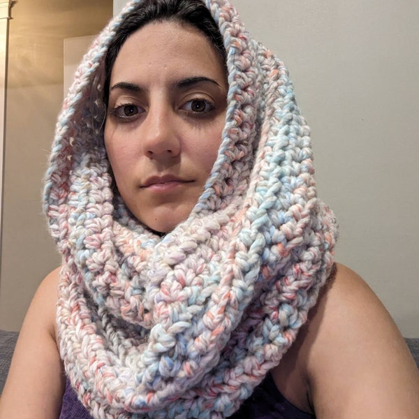 Enid's Snood Super Simple Crochet Pattern, Beginner Friendly Easy Super ...