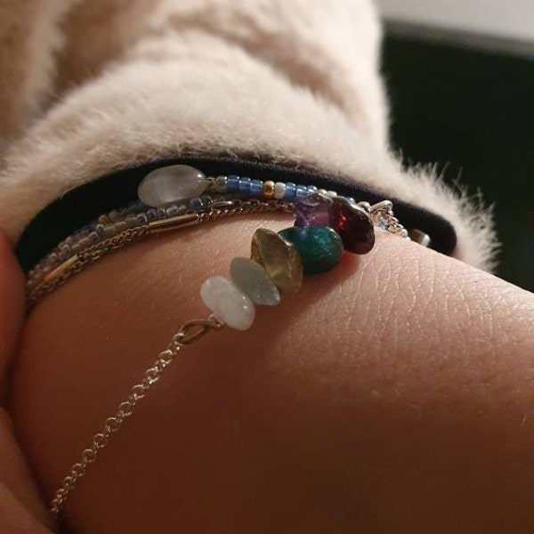 Anxiety Calming Bracelet Men, Healing Crystal Zen Jewelry, Stress ...