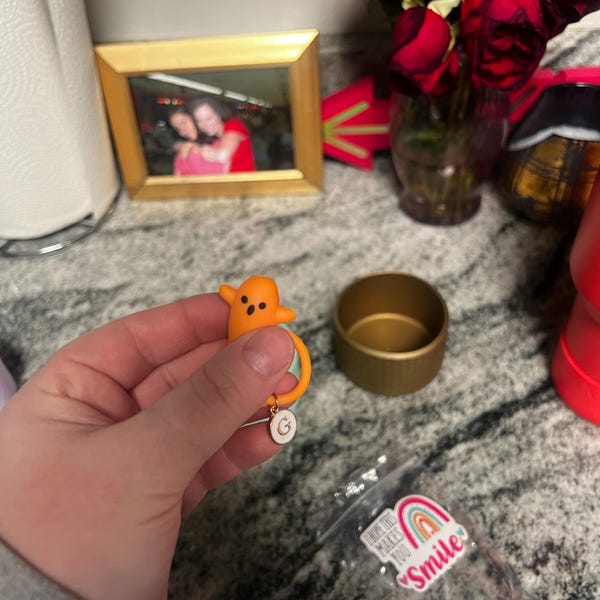 Stanley Halloween Straw Topper, Ghost Straw Topper, Straw Cap, Straw ...