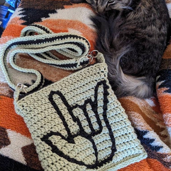 Hand Signs Mosaic Crochet Pattern Pack Charts by Sixel Design - Etsy