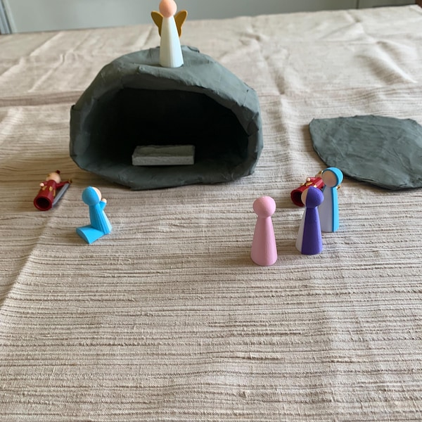 Easter Resurrection Set-double Sided (3D Printed) - Etsy