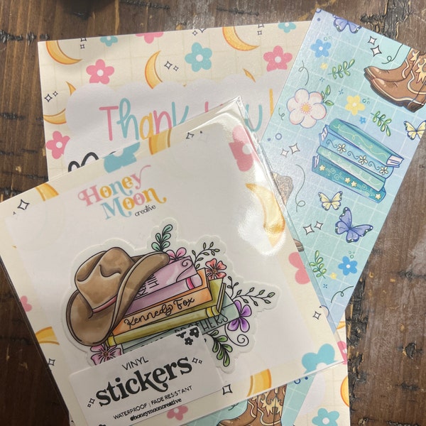 KF Sticker | Bookish Sticker | Book Sticker | Kennedy Fox | Romance ...