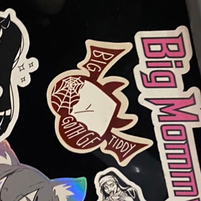 Big Tiddy Goth Gf Sticker Meme - Etsy