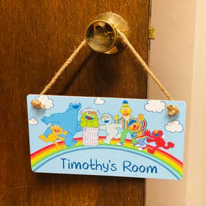 Kids Personalized Name Cute Unicorn Bedroom Door and Wall Hanging Sign ...