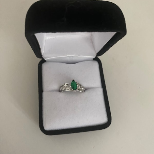 Customized Sterling Silver Women’s High School Class Ring – Gem ...