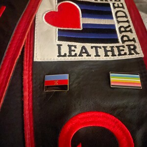 Queer Pride Flag Badge Queer Flag Pin Subtle Queer Pride - Etsy