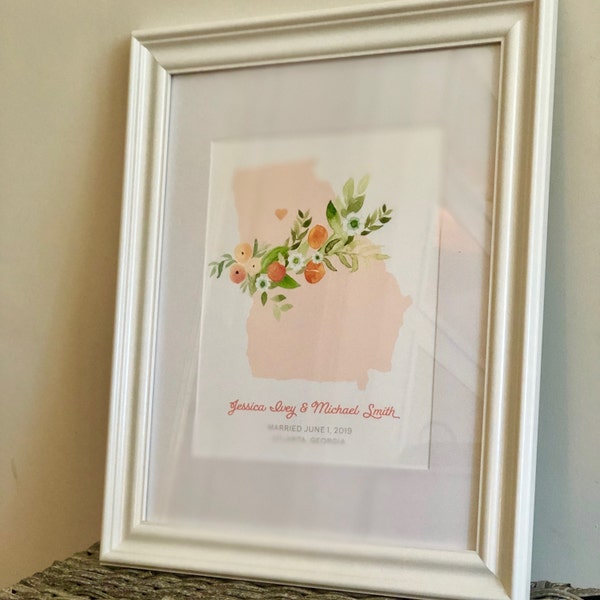 Washington State Map Print | Travel Poster | USA Poster | Illustrated ...