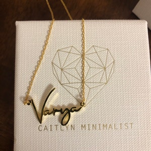 Personalized Name Necklace Minimalist Name Necklace by | Etsy