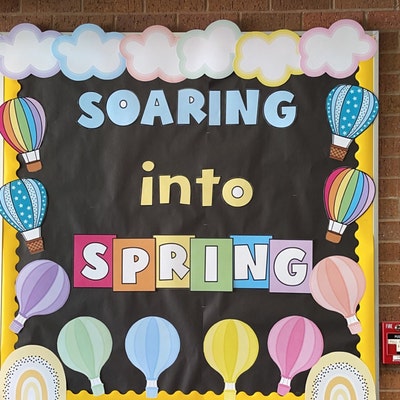 SPRING Bulletin Board Spring Classroom Bulletin Board Kit Classroom ...