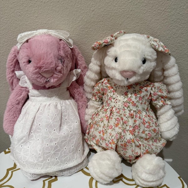 Handmade Outfit for Jellycat Bunnies, Outfits for Jellycat Doll Models ...