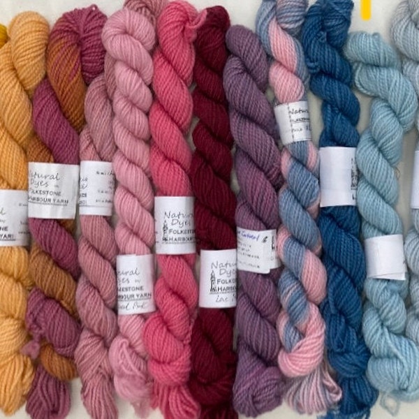 The Day the World Turned Day Glo Solid Gradient Mini Skein Set 100g ...
