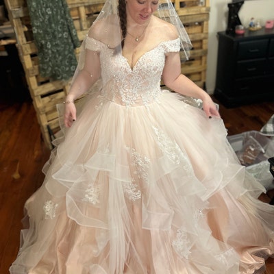 Cinderella Wedding Dress Cinderella Live Action Wedding Etsy