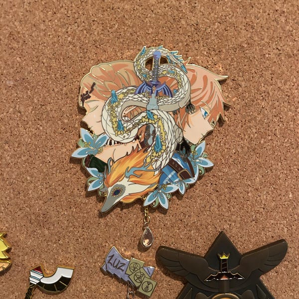 LOZ Legend of Zelda link Up& Link Downcharm Chain - Etsy